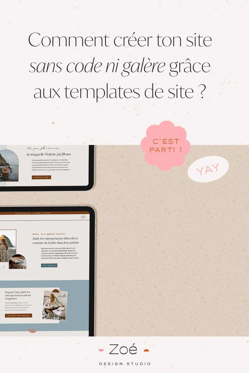 Template de site web : pourquoi en utiliser un pour créer ton site