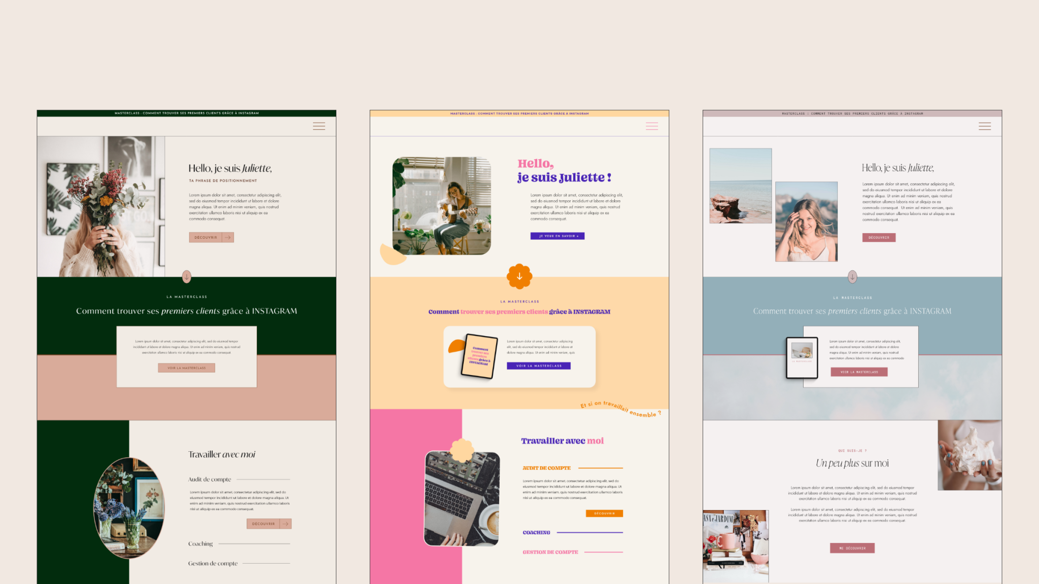 Pourquoi utiliser un template de site ? - Zoé design studio