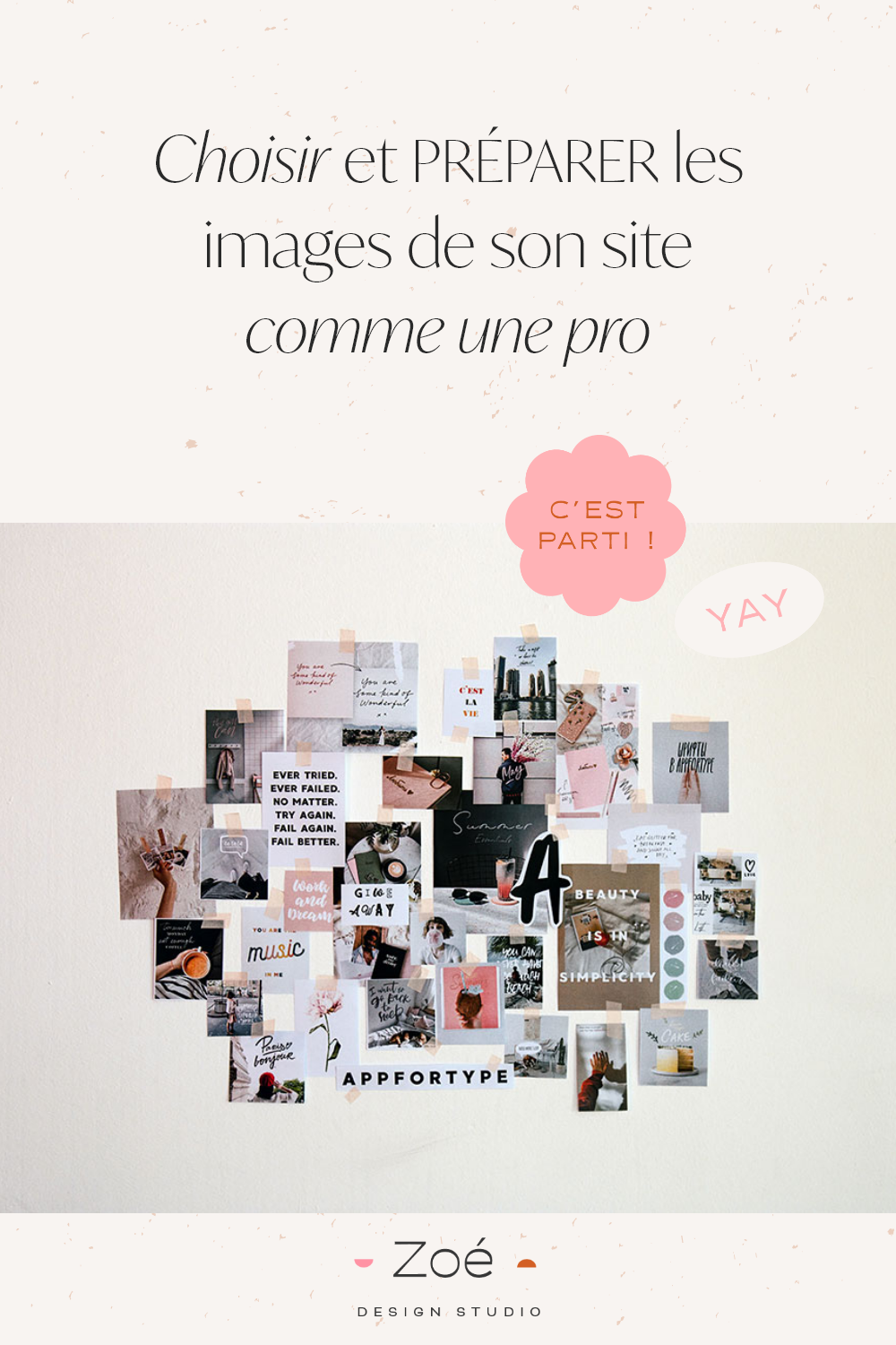 Préparer et choisir les images de son site web- Zoé design studio