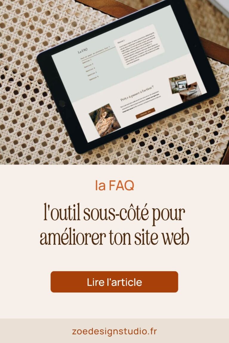 Pourquoi et comment créer une FAQ efficace pour ton site ? - Zoé design studio
