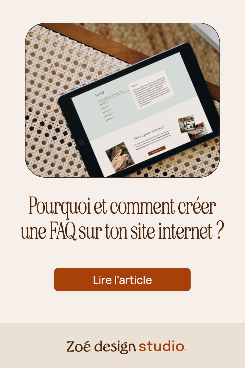 Pourquoi et comment créer une FAQ efficace pour ton site ? - Zoé design studio
